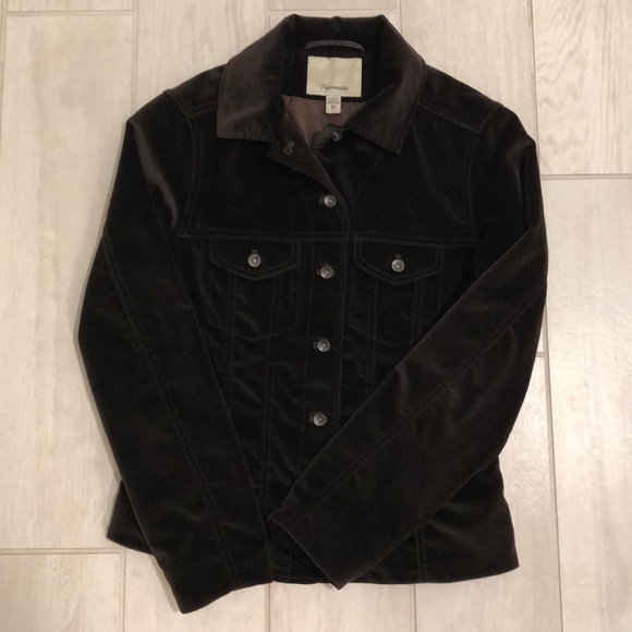 Faconnable | Jackets & Coats | Faconnable Brown Velvet Jacket Blazer ...